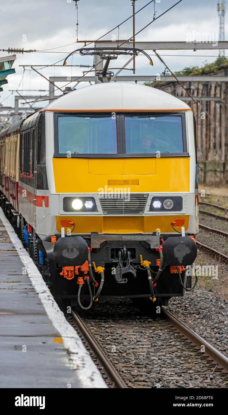 Class 90 electric locomotive hi-res stock photography and images - Alamy