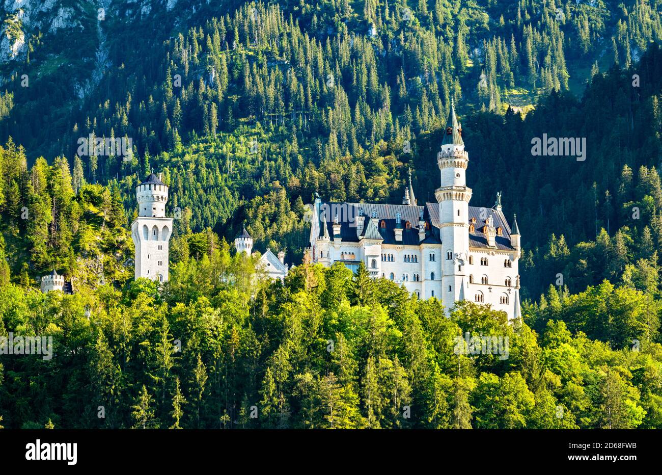 Neuschwanstein Castle in the Bavarian Alps, Germany Stock Photo - Alamy