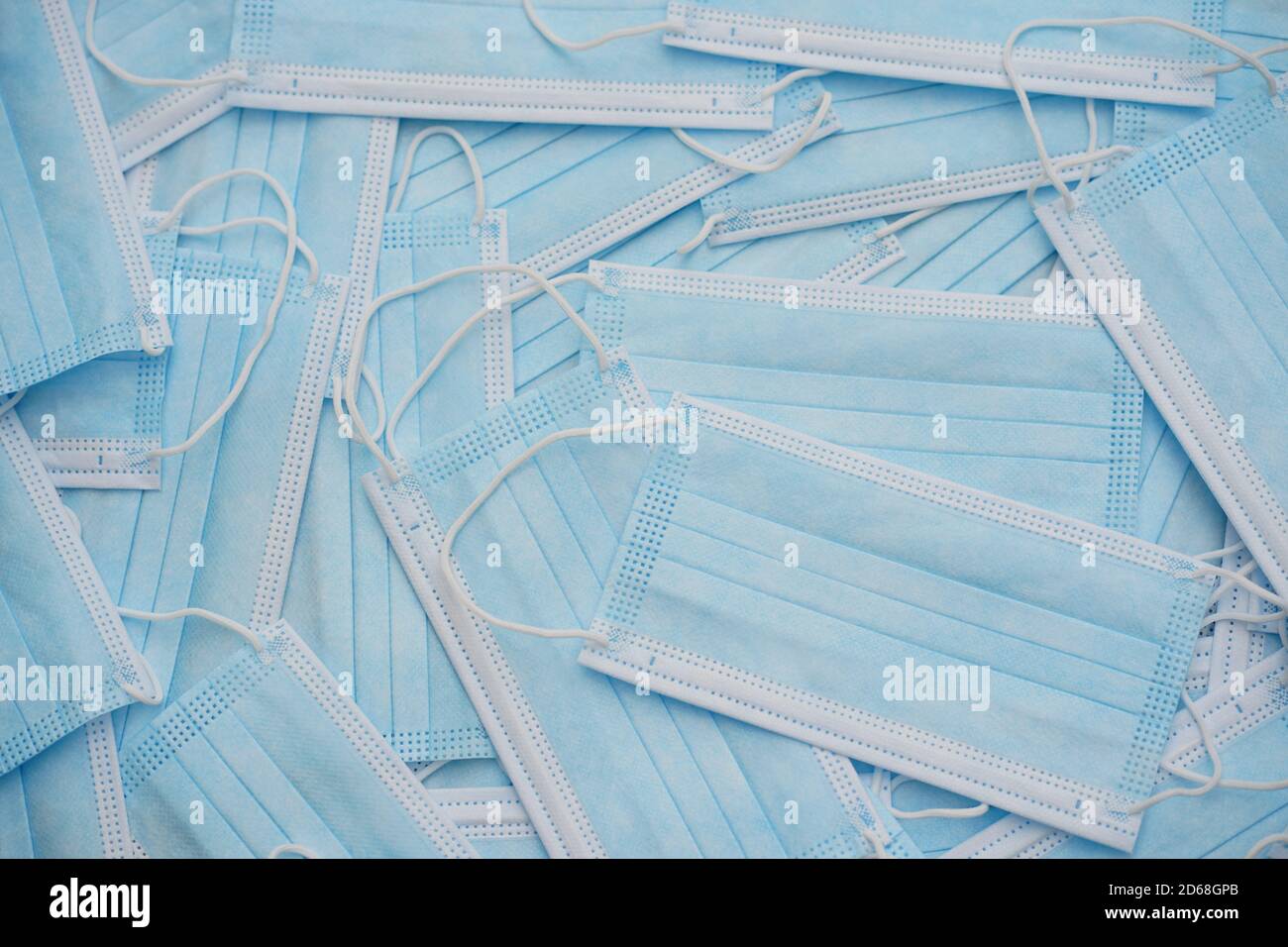 Texture of medical masks. Close up of protective medical masks. Concept ...