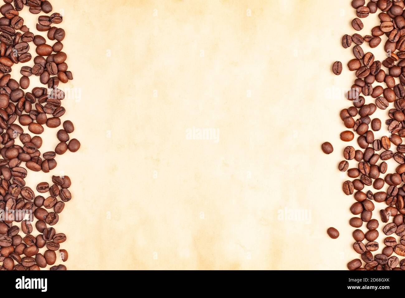 left and right coffee beans Stock Photo - Alamy