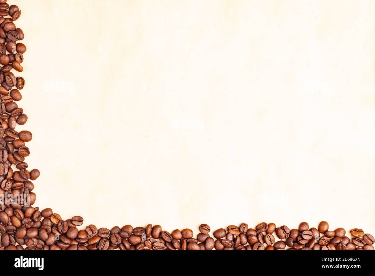 frame of coffee beans Stock Photo - Alamy