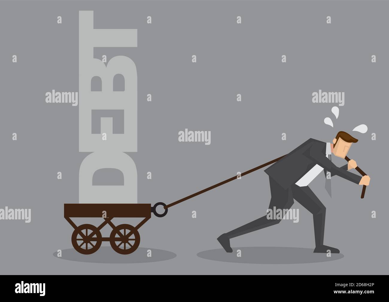 Burden Cartoon Stock Vector Images - Alamy