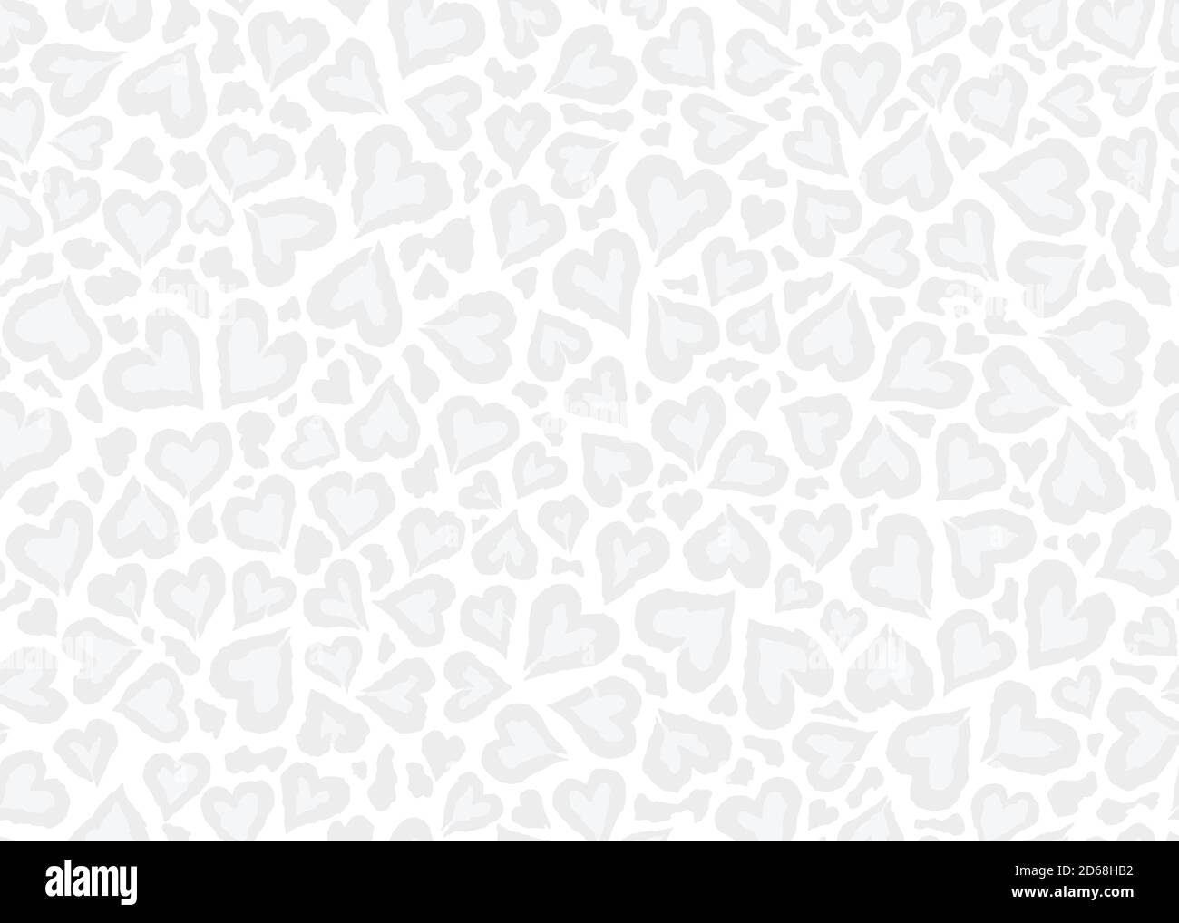 Subtle Leopard skin pattern design. Abstract love shape leopard print ...