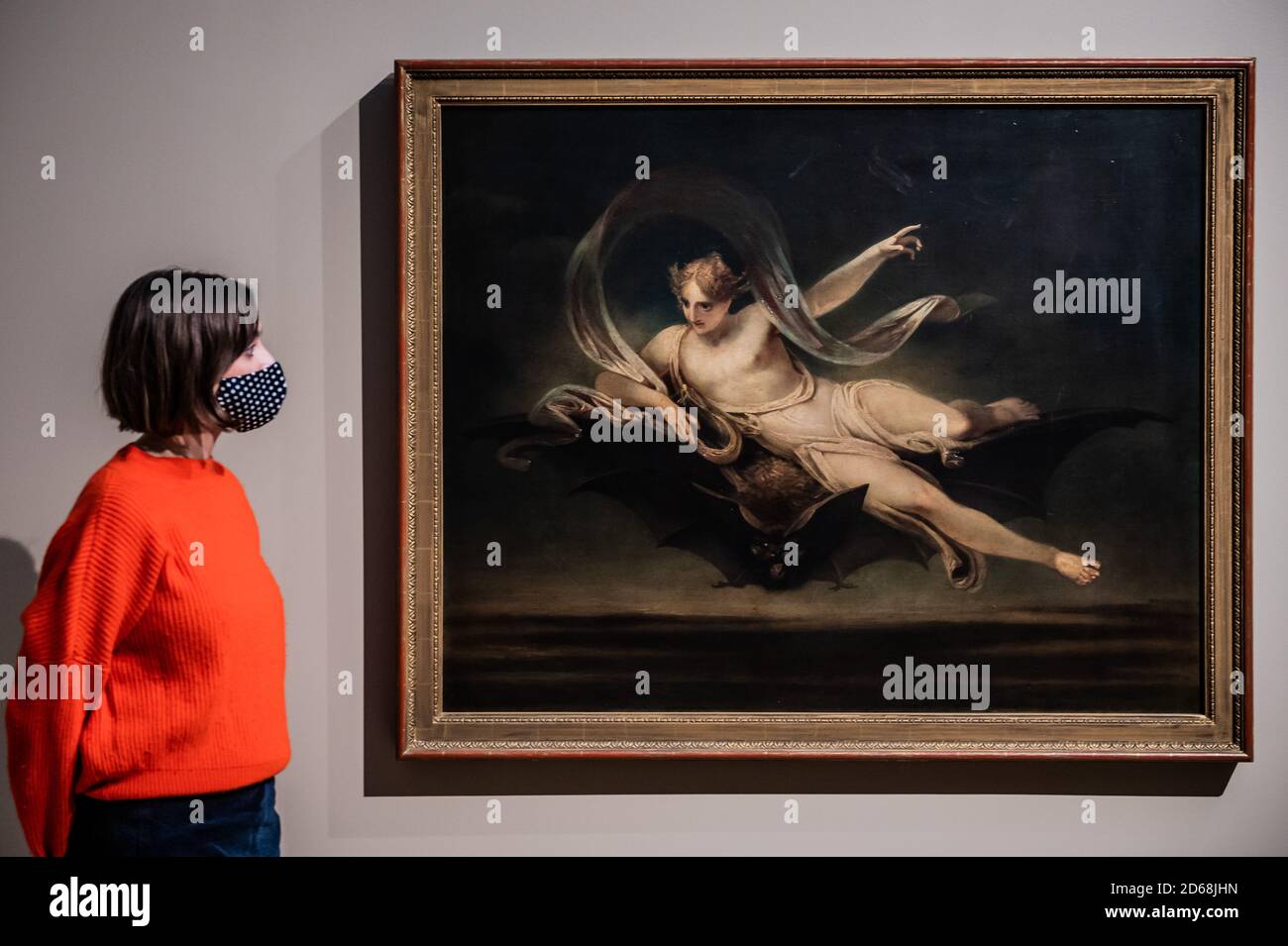 London, UK. 15th Oct, 2020. Ariel on a Bat's Back, 1918, by Henry ...