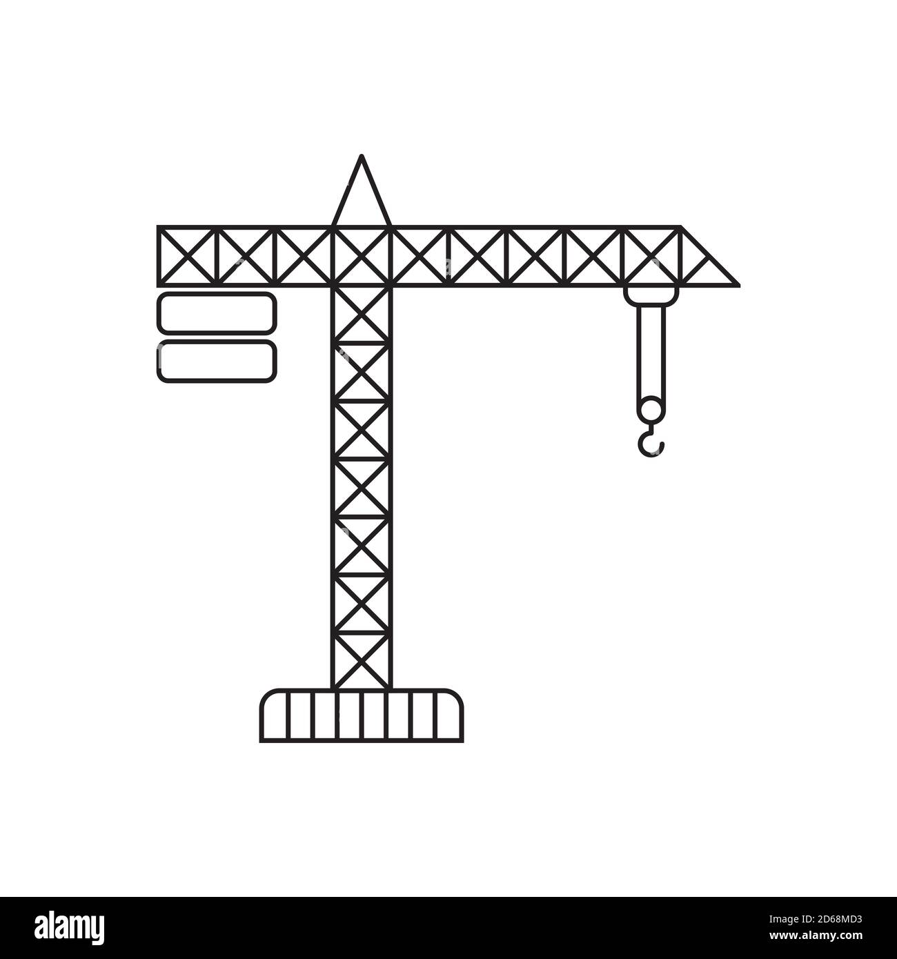 Construction crane icon Stock Vector Image & Art - Alamy