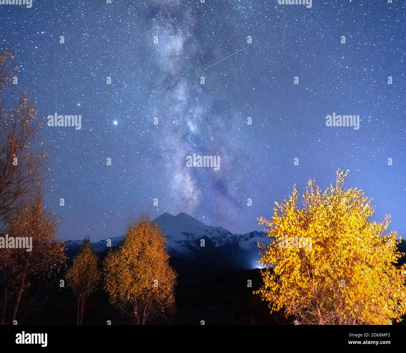 Milky way trees astrophotography hi-res stock photography and images ...
