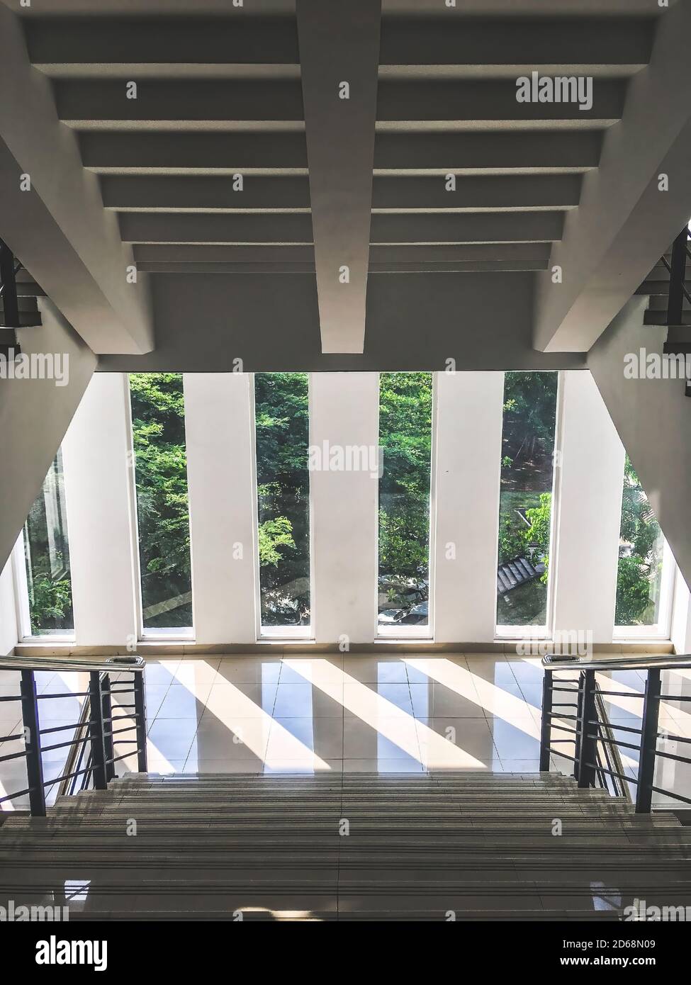 The repetitive pattern of lines made by light and shadow Stock Photo ...