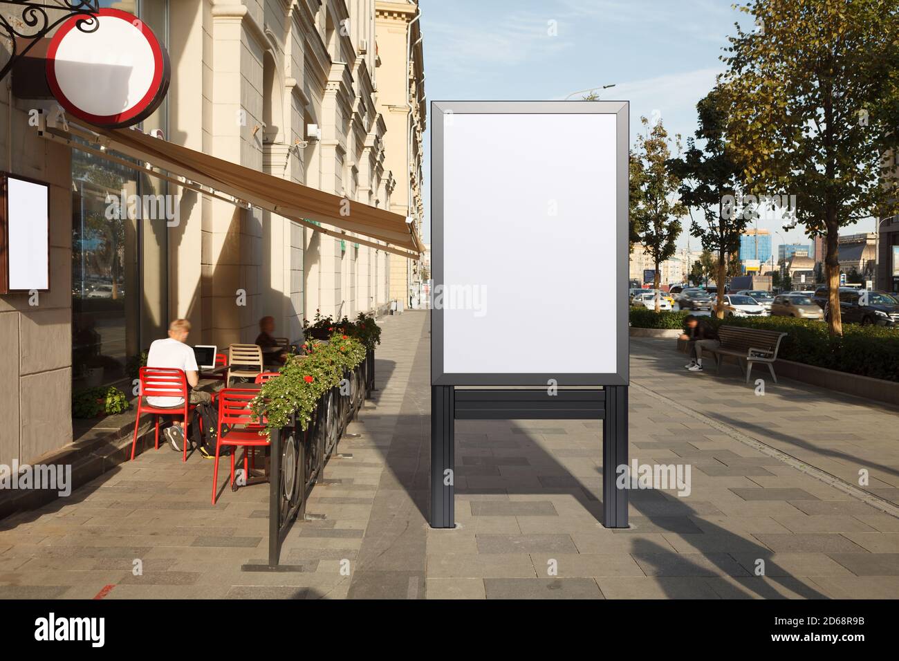Poster outside hi-res stock photography and images - Alamy