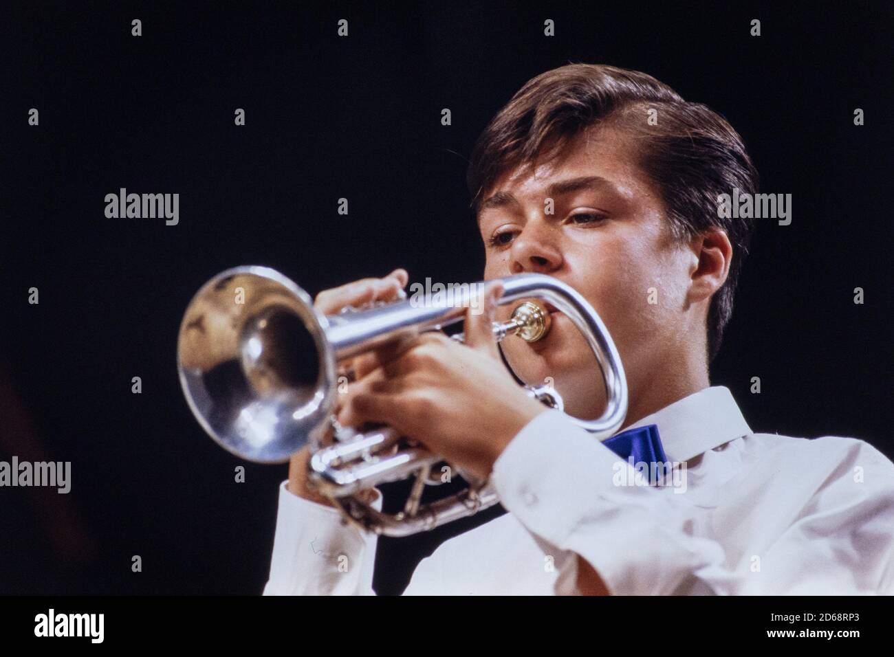 Cornet player performing during the National Festival of Music for ...