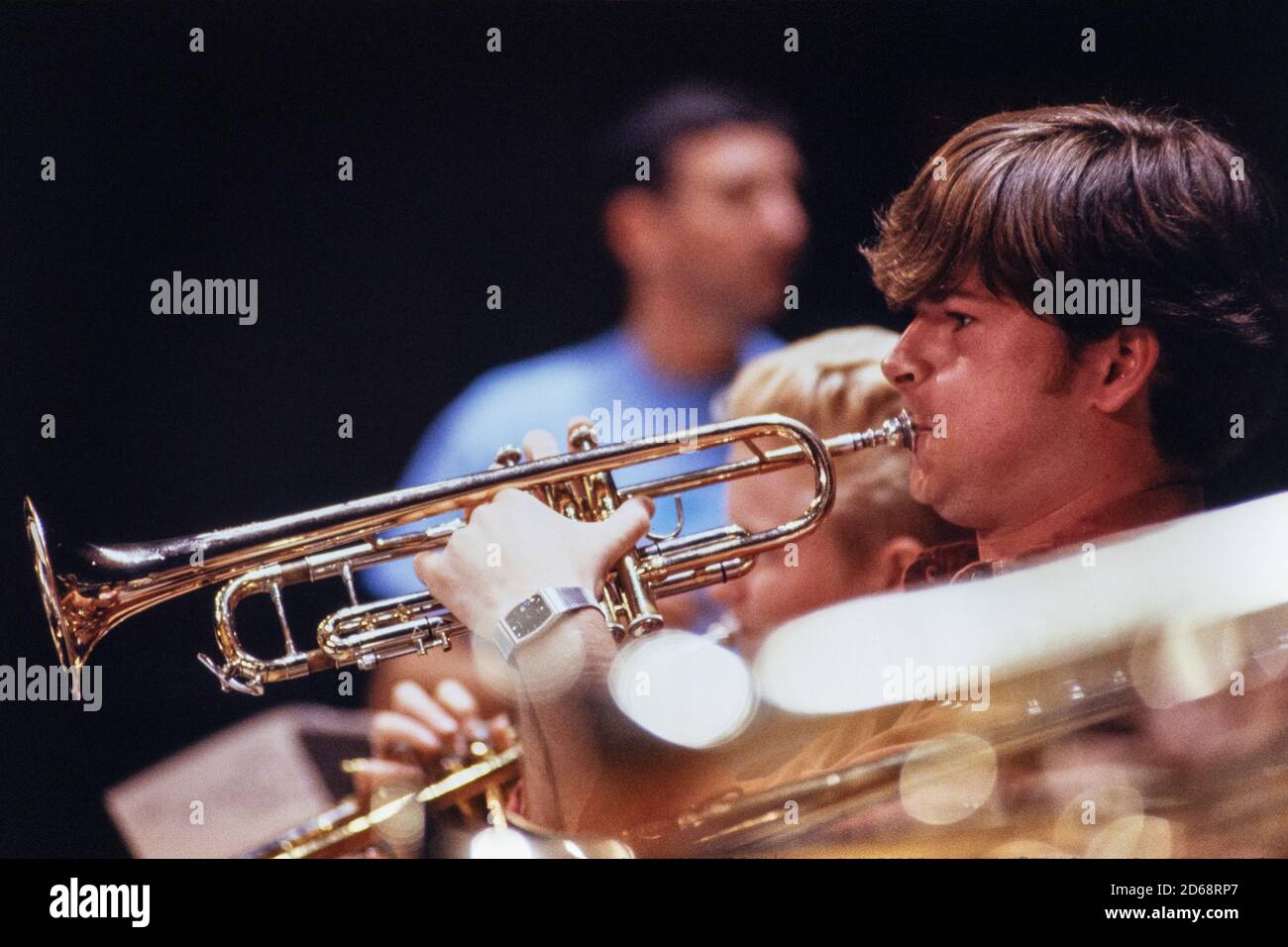 Cornet player performing during the National Festival of Music for ...