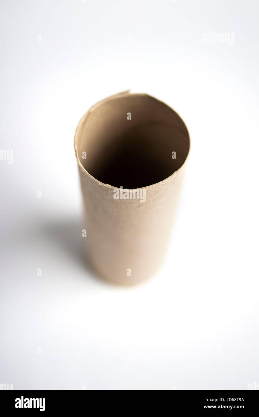 Empty toilet roll Stock Photo - Alamy