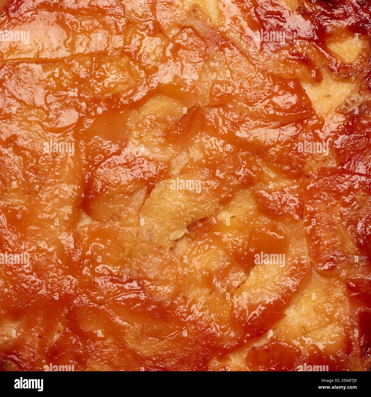 baked pie texture with quince slices, full frame Stock Photo - Alamy