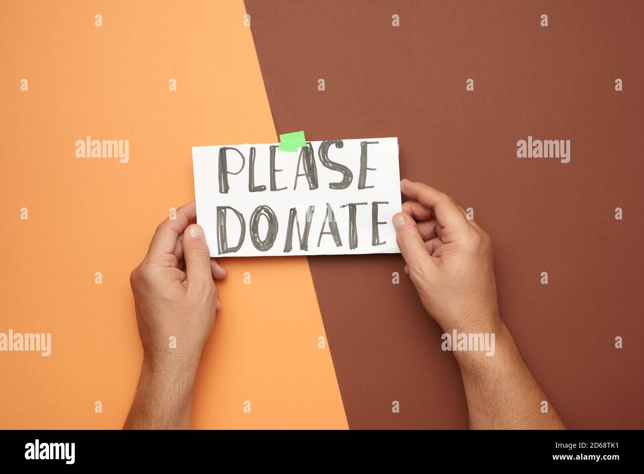 Donate Please Wording