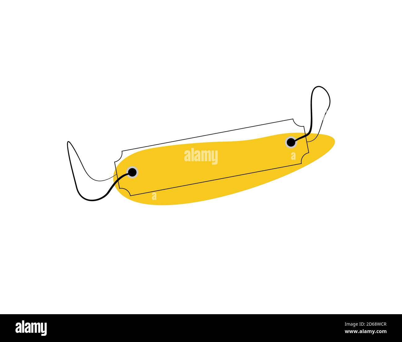 Label Flat Icon on white background in vector illustration Stock Vector ...