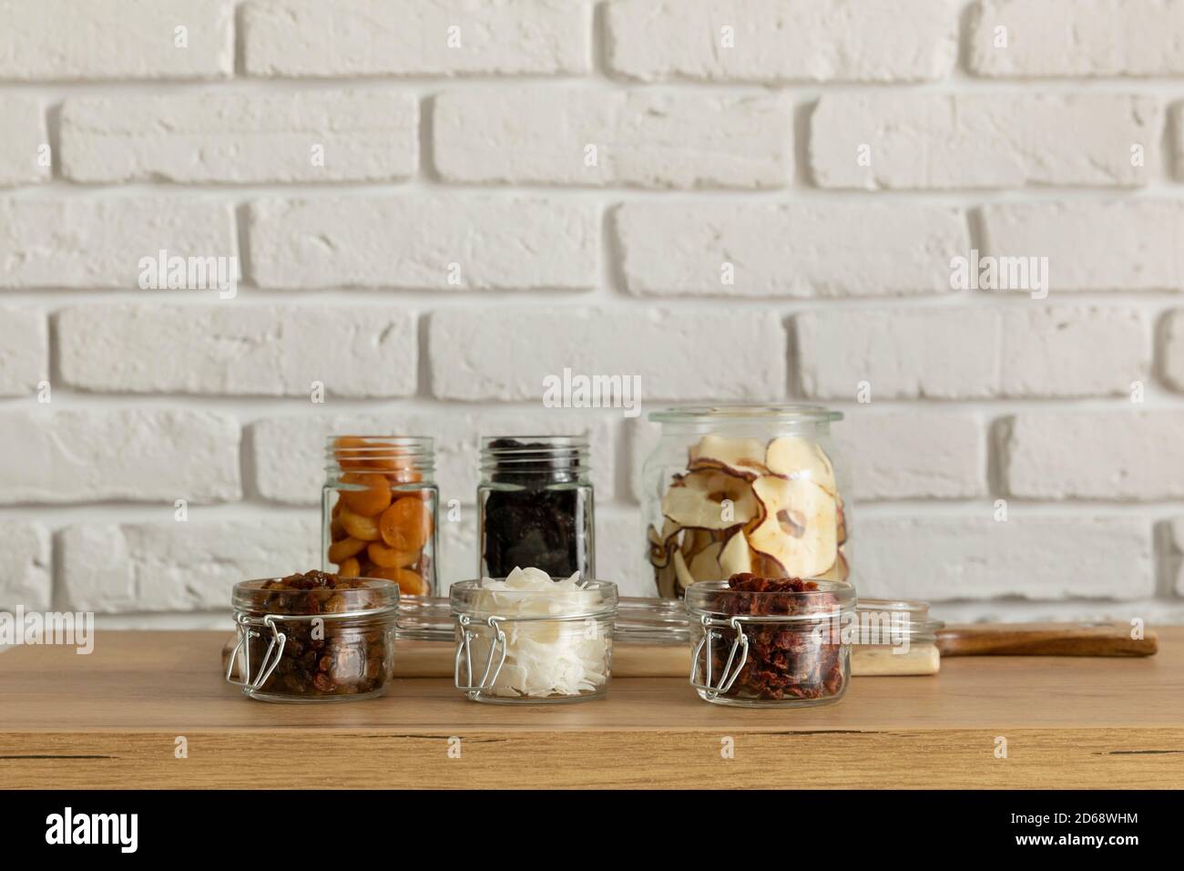 Dried fruits and fruit chips along with the fresh fruit of which they ...