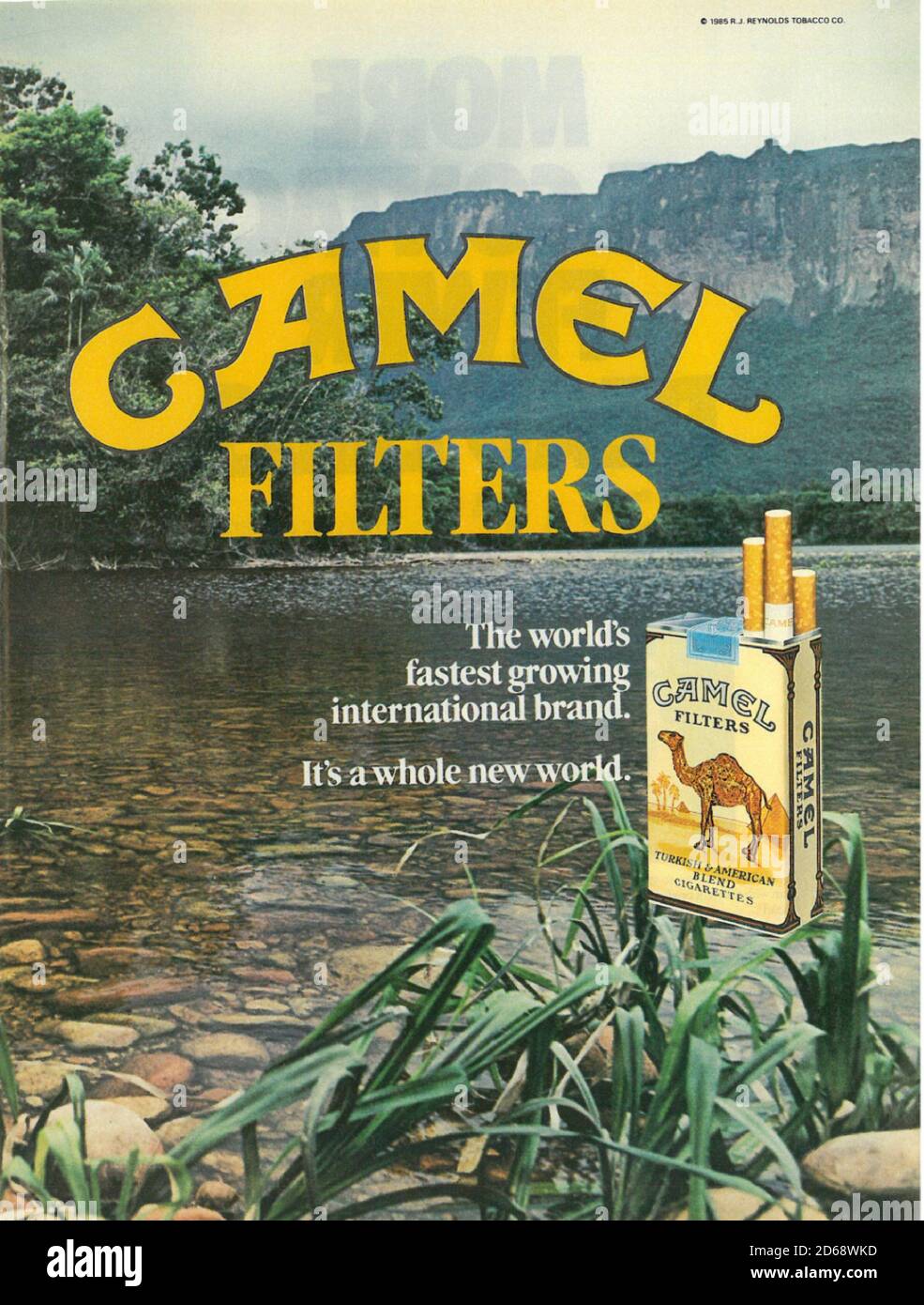 Vintage camel cigarette advert hi-res stock photography and images - Alamy