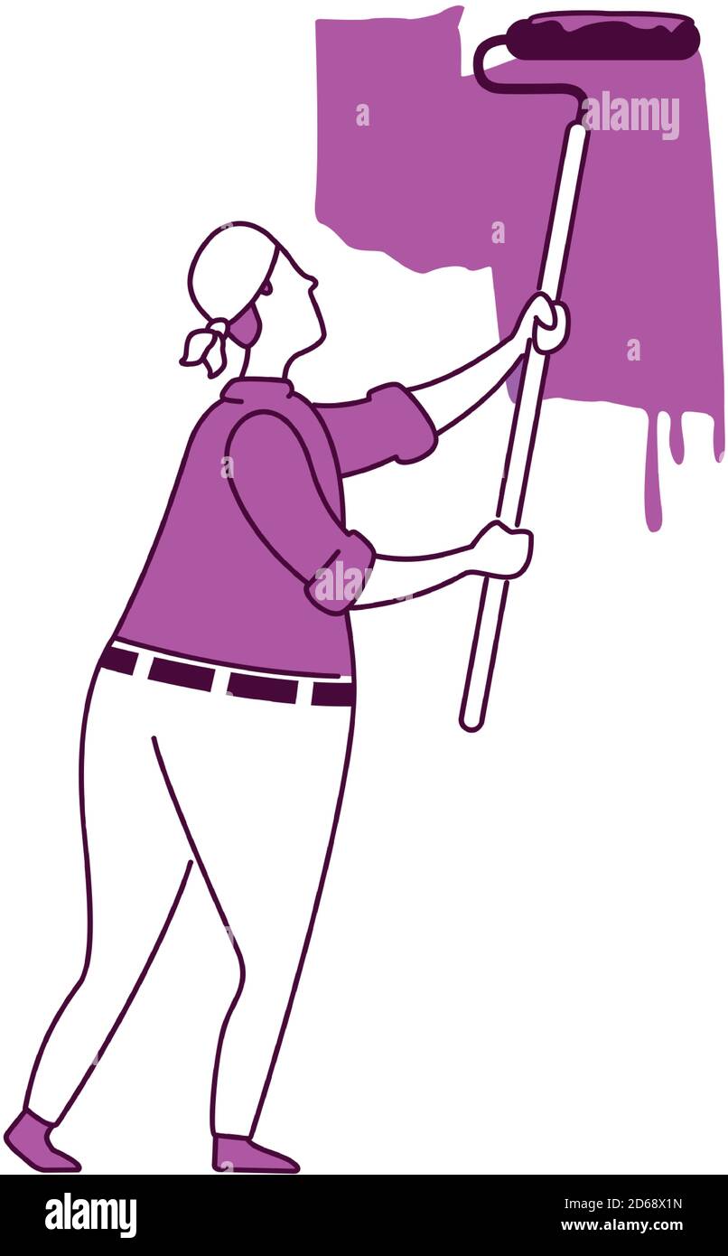 Wall painting vector illustration Stock Vector Image & Art - Alamy