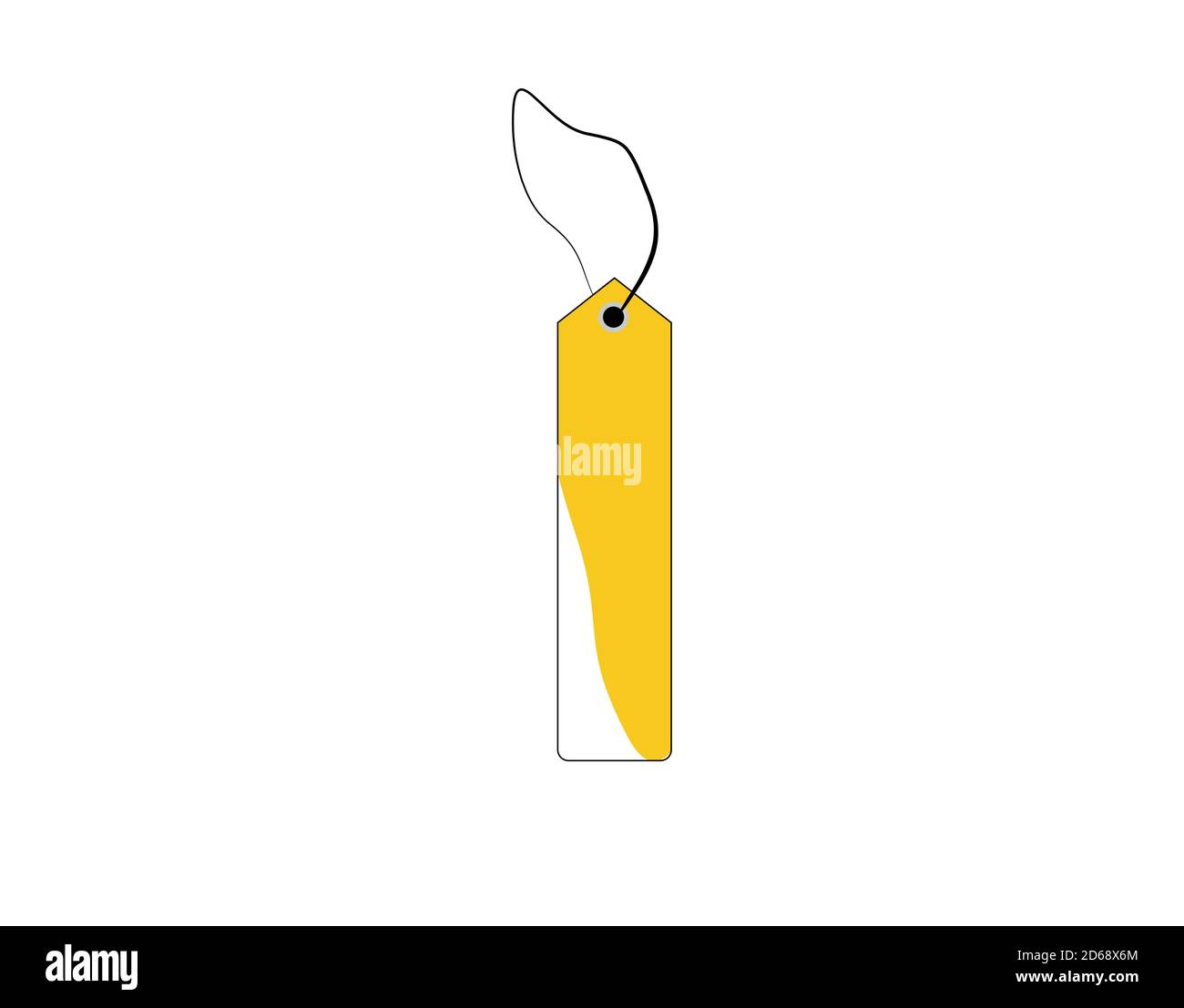 Label Flat Icon on white background in vector illustration Stock Vector ...