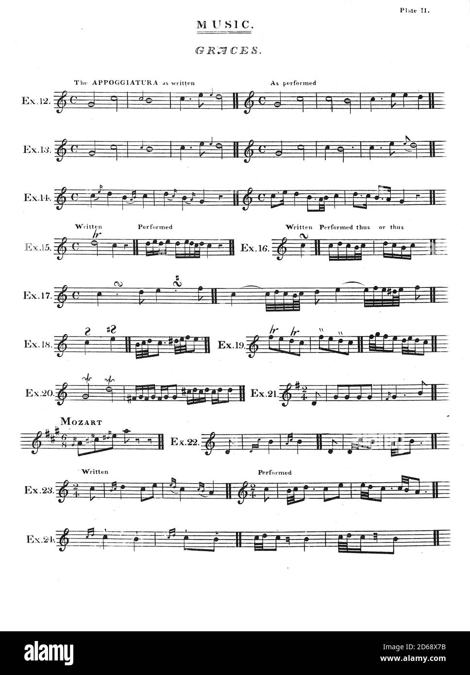 Grace note music notation hi-res stock photography and images - Alamy