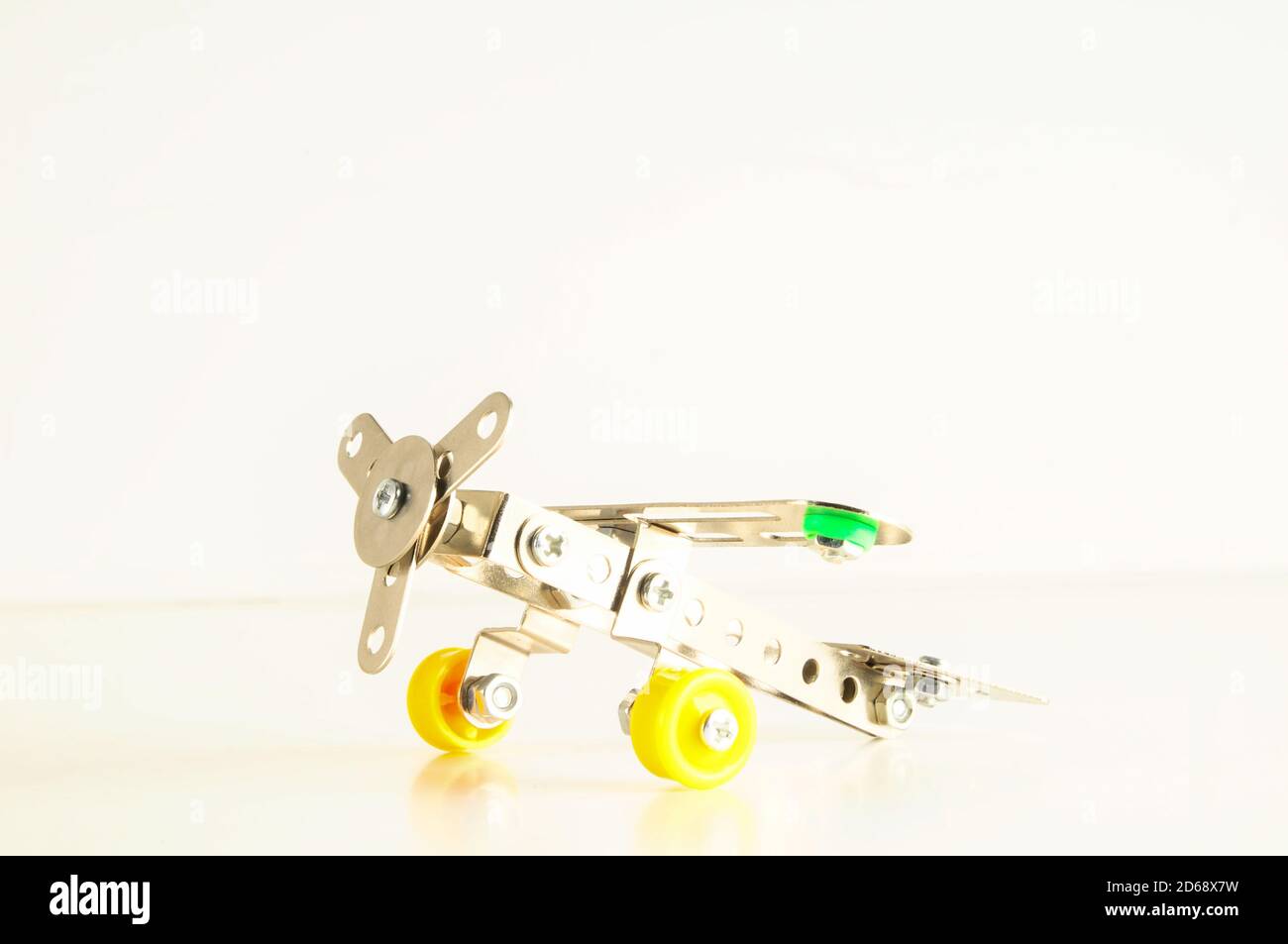 Small toy metal plane airplane Stock Photo - Alamy