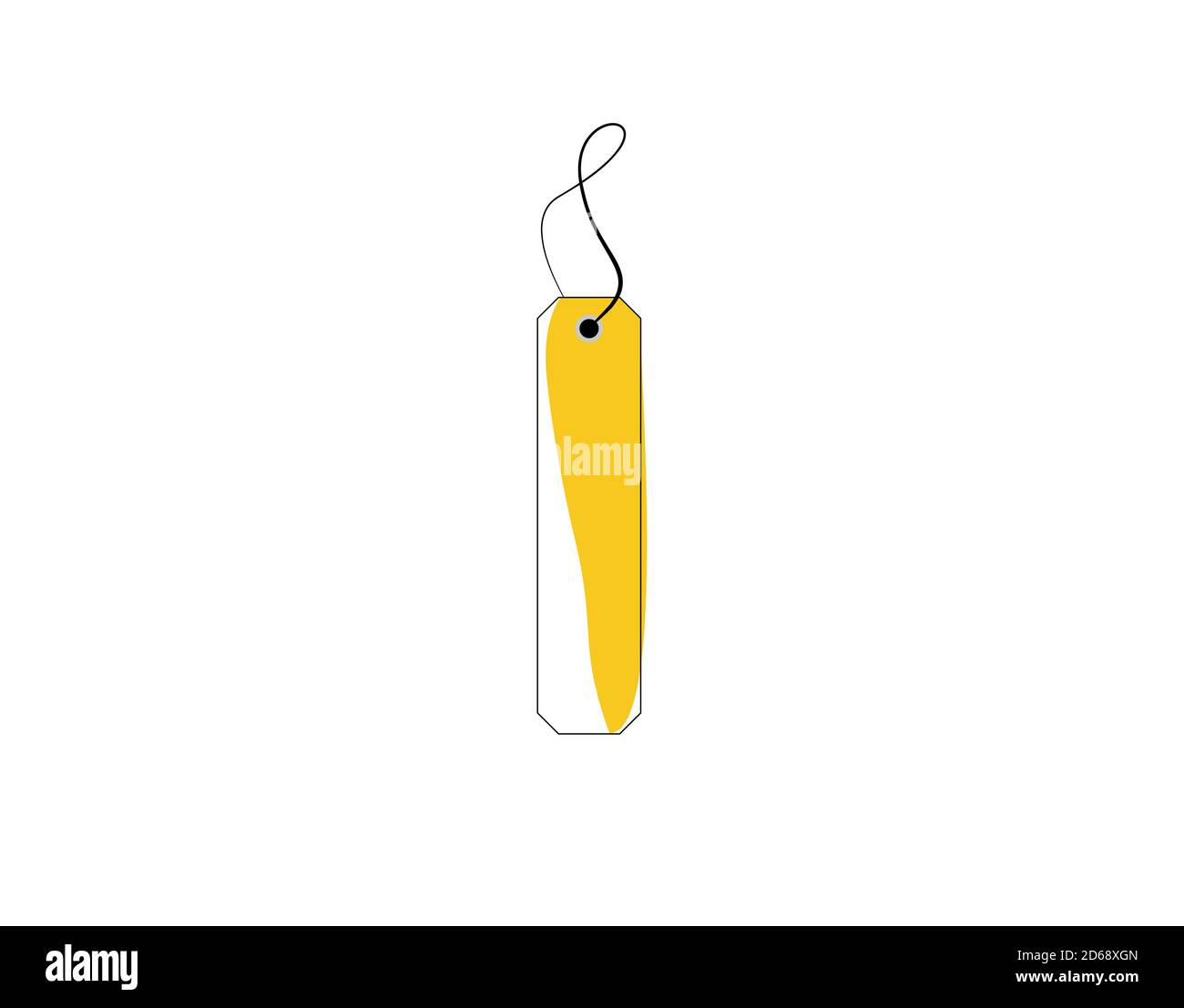 Label Flat Icon on white background in vector illustration Stock Vector ...