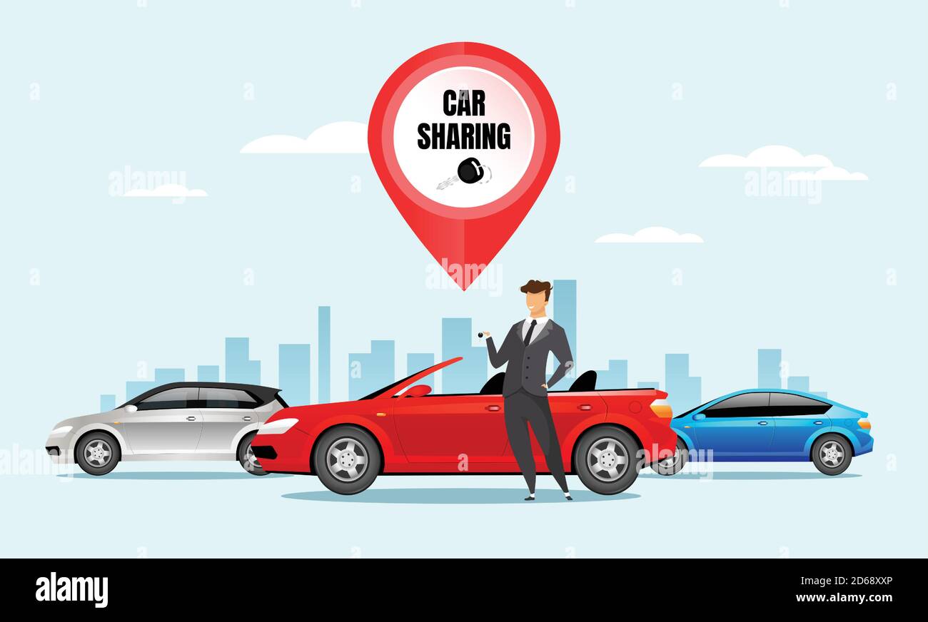Sharing economy background Stock Vector Images - Alamy
