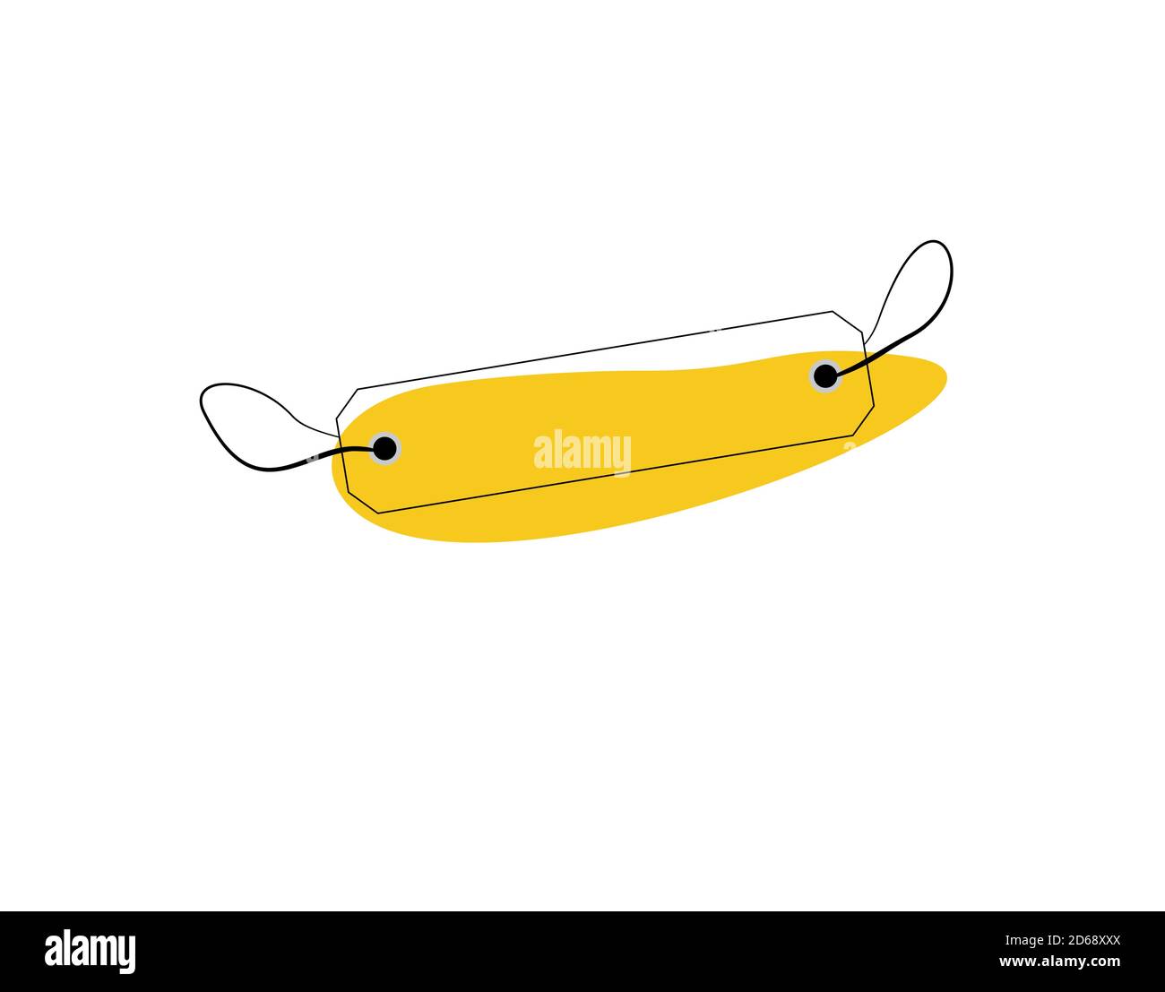 Label Flat Icon on white background in vector illustration Stock Vector ...