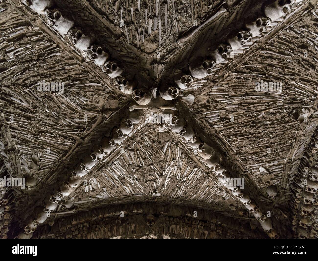 The Bone Chapel in Campo Maior in the Alentejo. Europe, Southern Europe ...