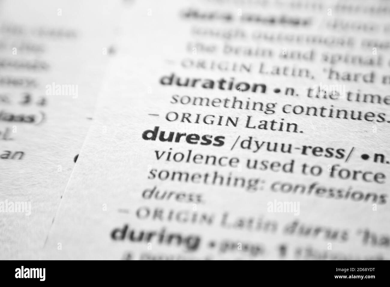 Duress Black and White Stock Photos & Images - Alamy