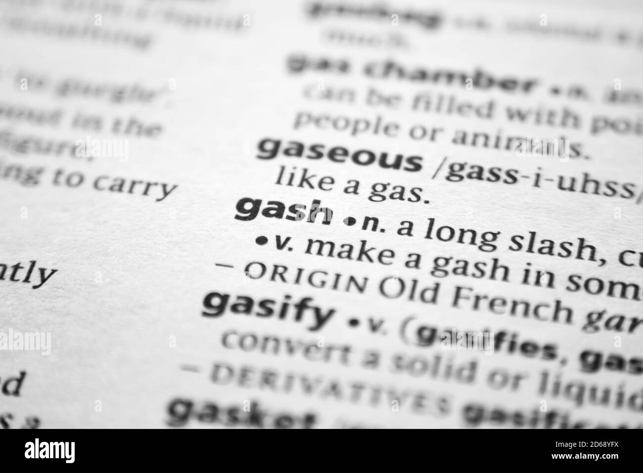Black gash hi-res stock photography and images - Alamy