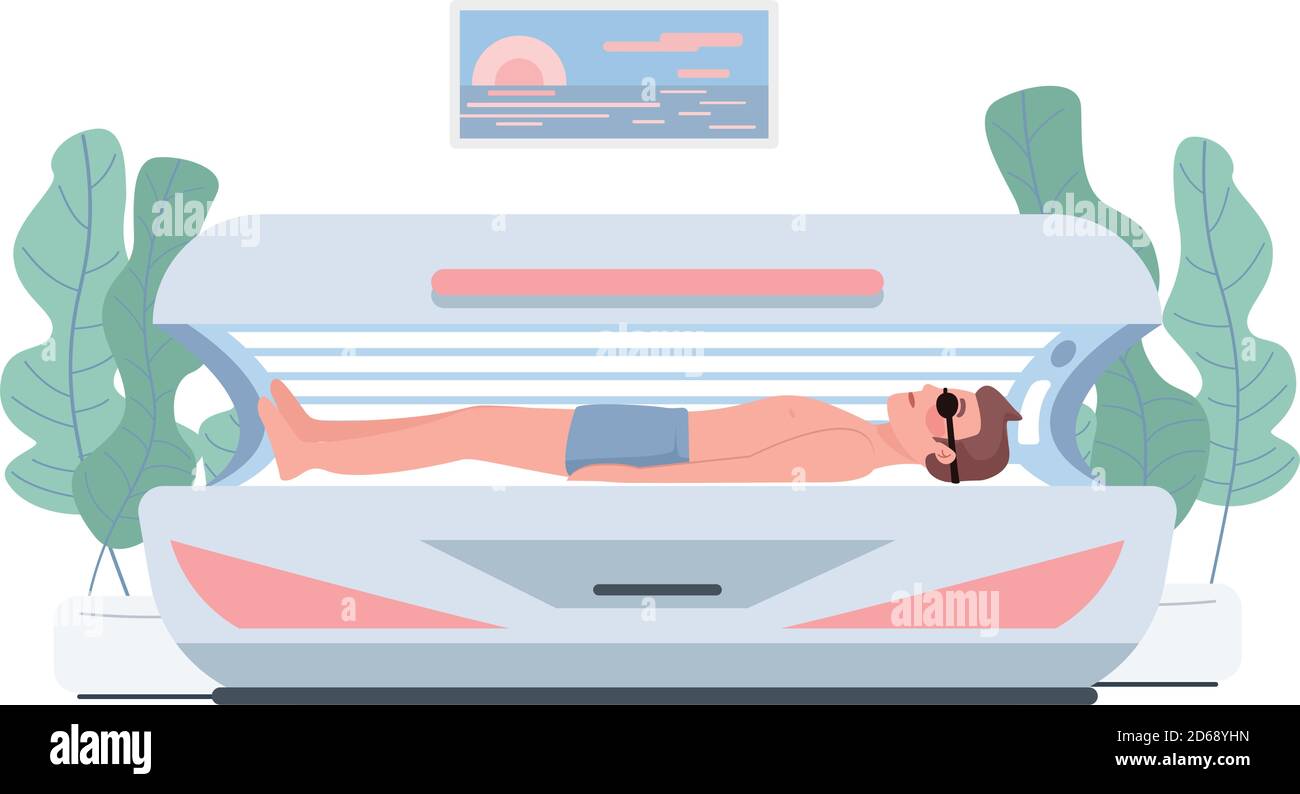 Suntanning Stock Vector Images - Alamy