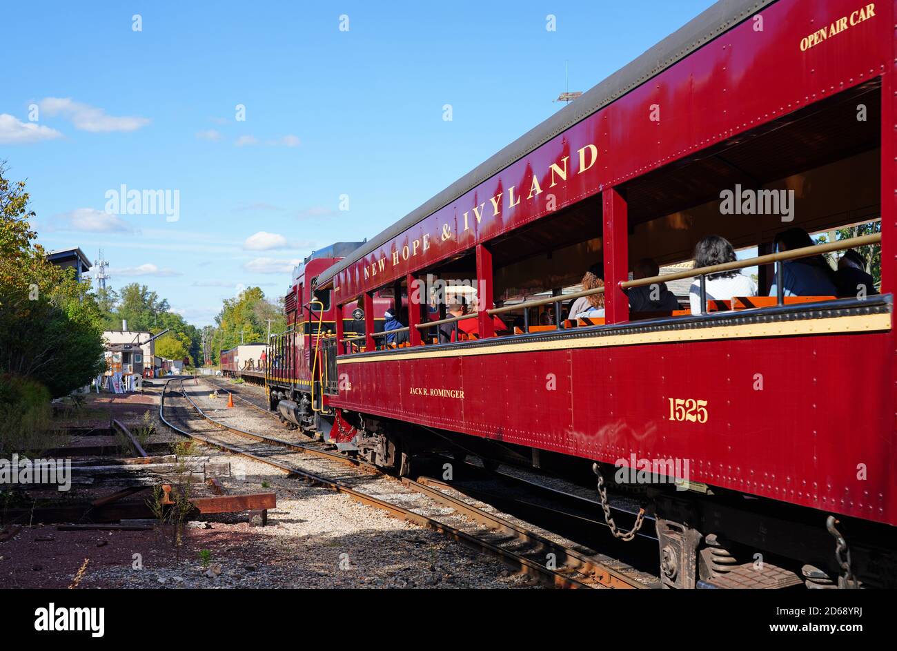 New hope railroad heritage station hi-res stock photography and images ...