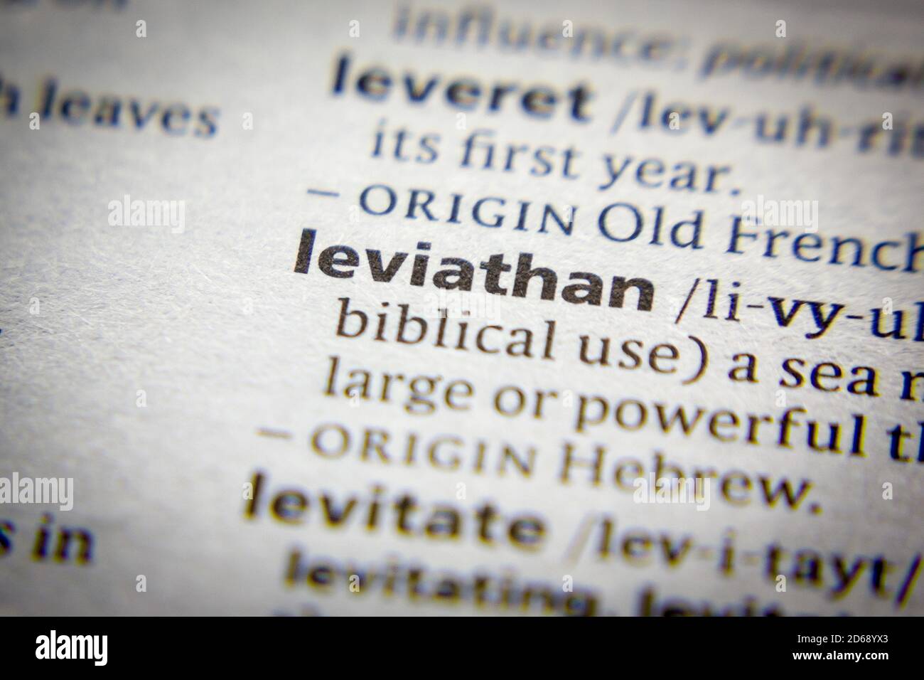 Leviathan definition hi-res stock photography and images - Alamy