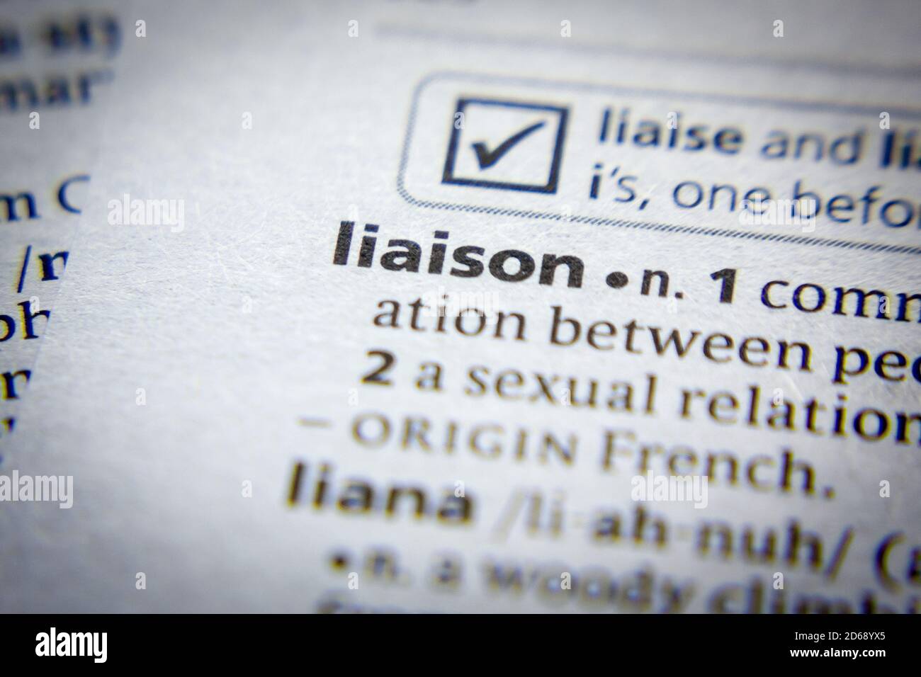 Liaison word hi-res stock photography and images - Alamy