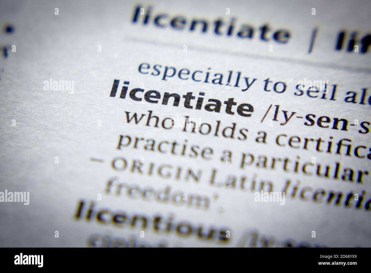 Licentiate hi-res stock photography and images - Alamy