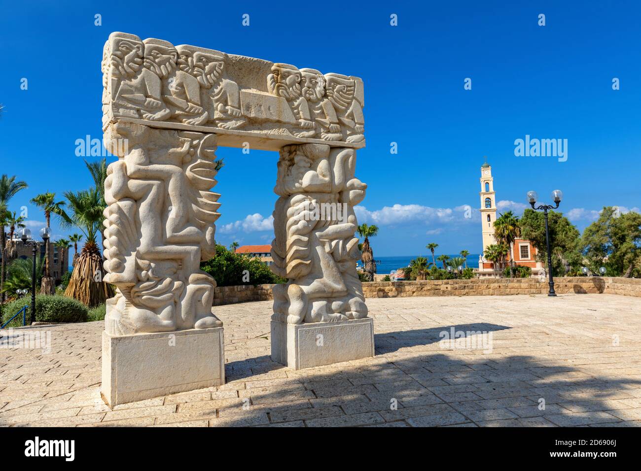 Tel Aviv Yafo, Gush Dan / Israel - 2017/10/11: Replica of ancient ...