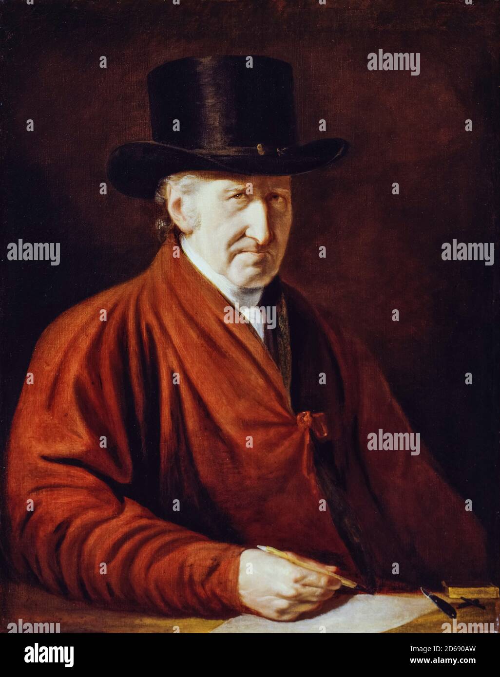 Benjamin west portrait hi-res stock photography and images - Alamy