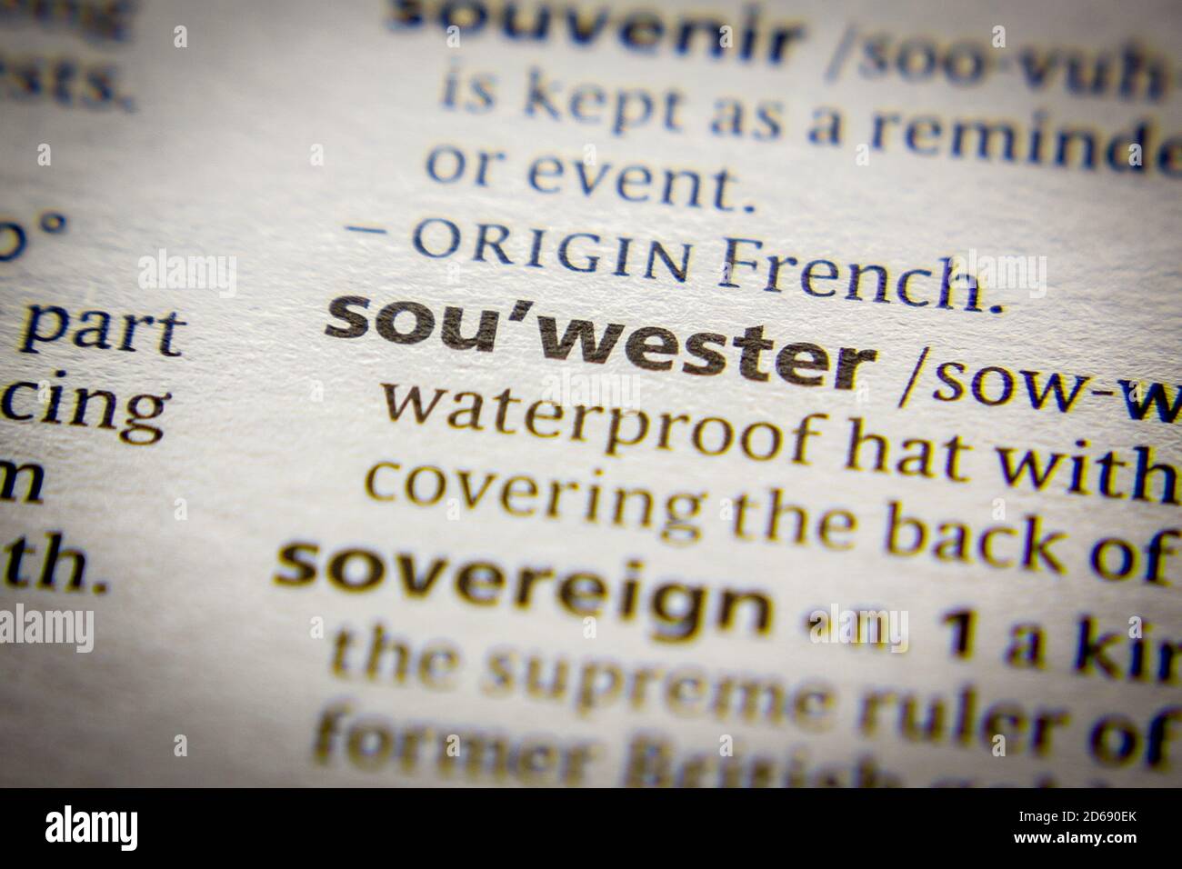 Souwester hi-res stock photography and images - Alamy