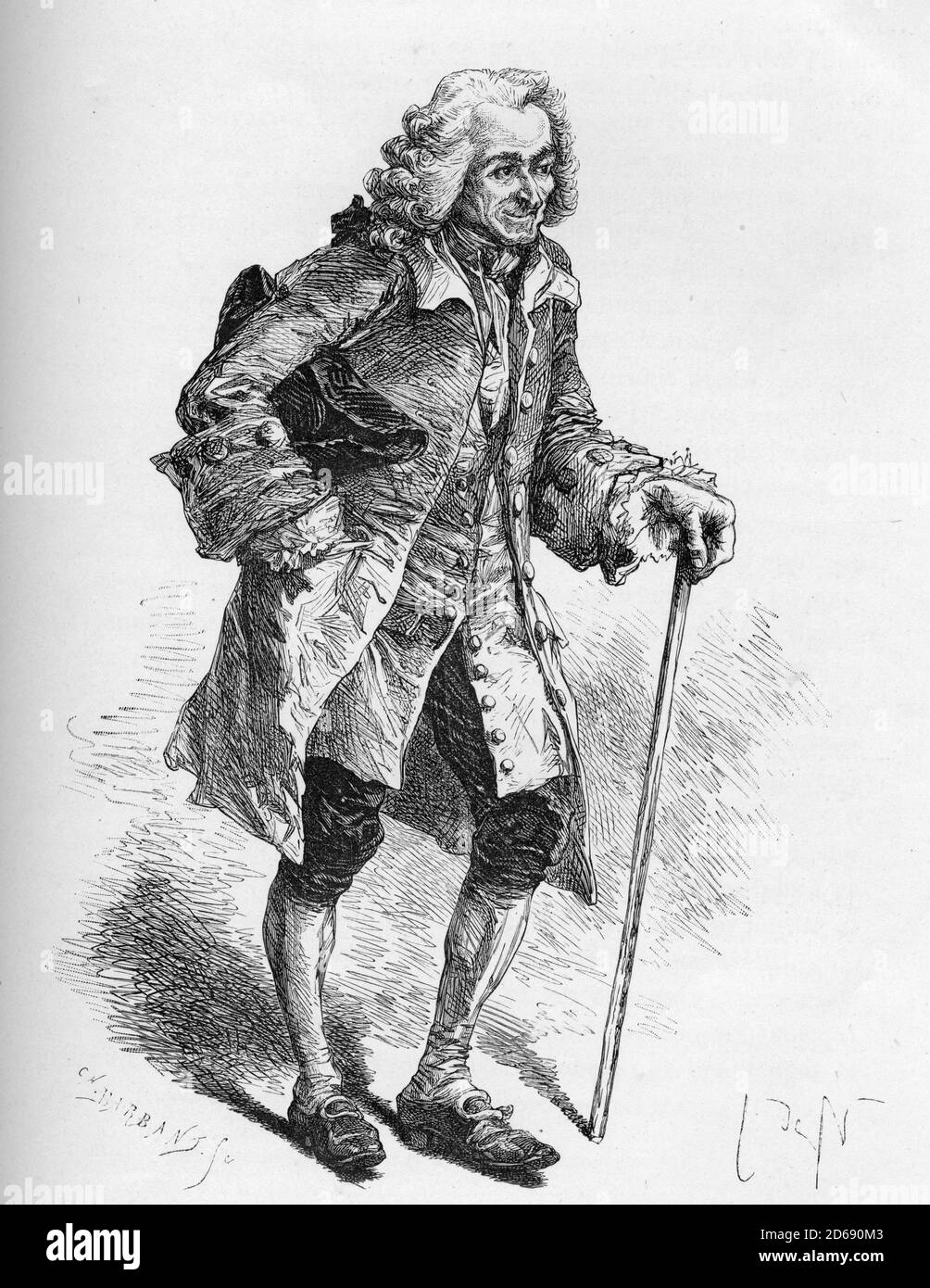 François marie arouet called voltaire hi-res stock photography and ...