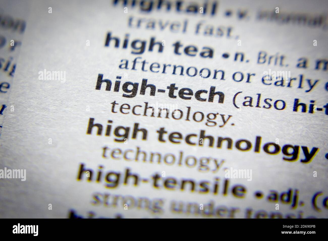 Meaning high tech hi-res stock photography and images - Alamy
