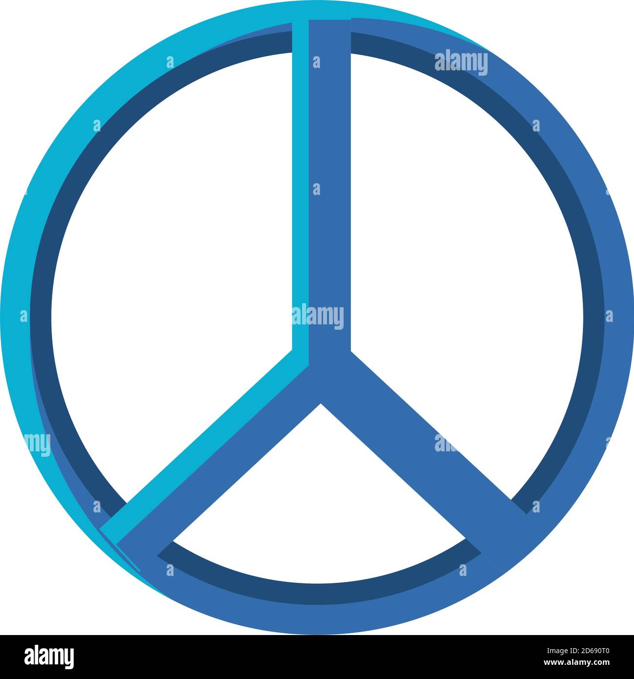 international human rights, blue peace and love sign vector ...