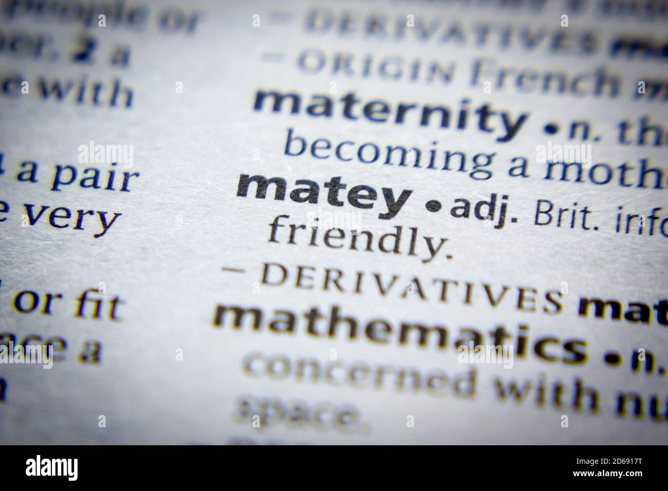 Matey hi-res stock photography and images - Alamy