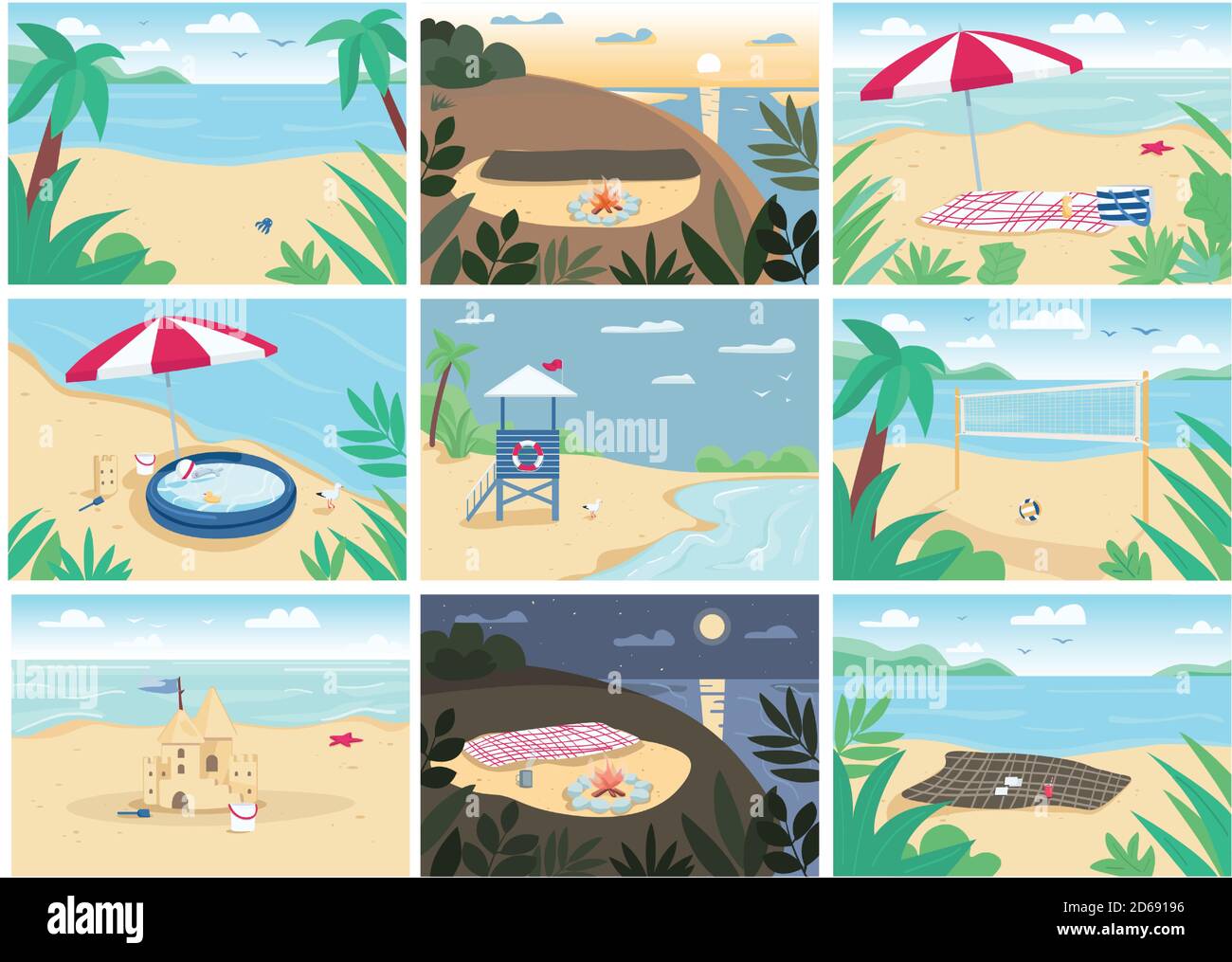 Cliff beach beach Cut Out Stock Images & Pictures - Alamy