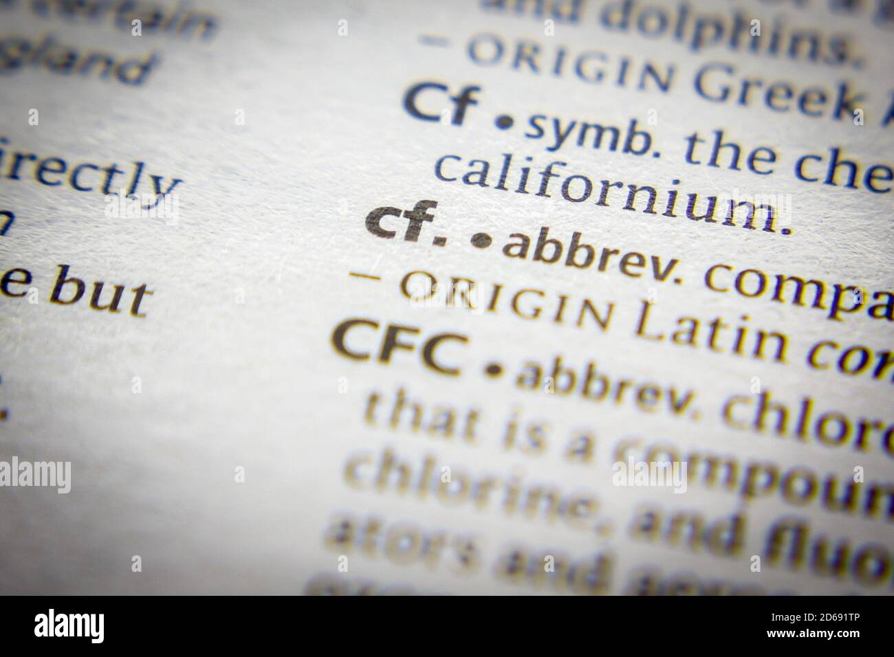 Cf word hi-res stock photography and images - Alamy