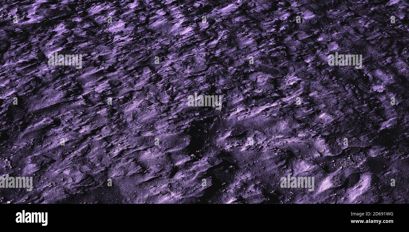 The texture of dark purple earth soil. Background surface Stock Photo ...