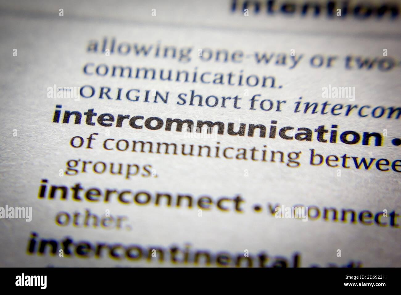 Intercommunication hi-res stock photography and images - Alamy