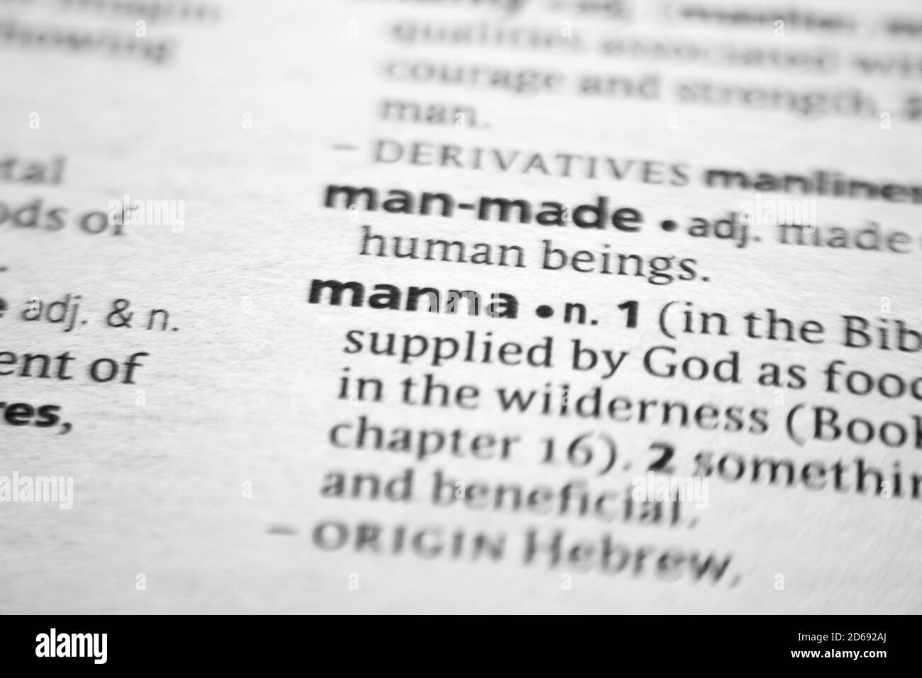 Manna Black and White Stock Photos & Images - Alamy