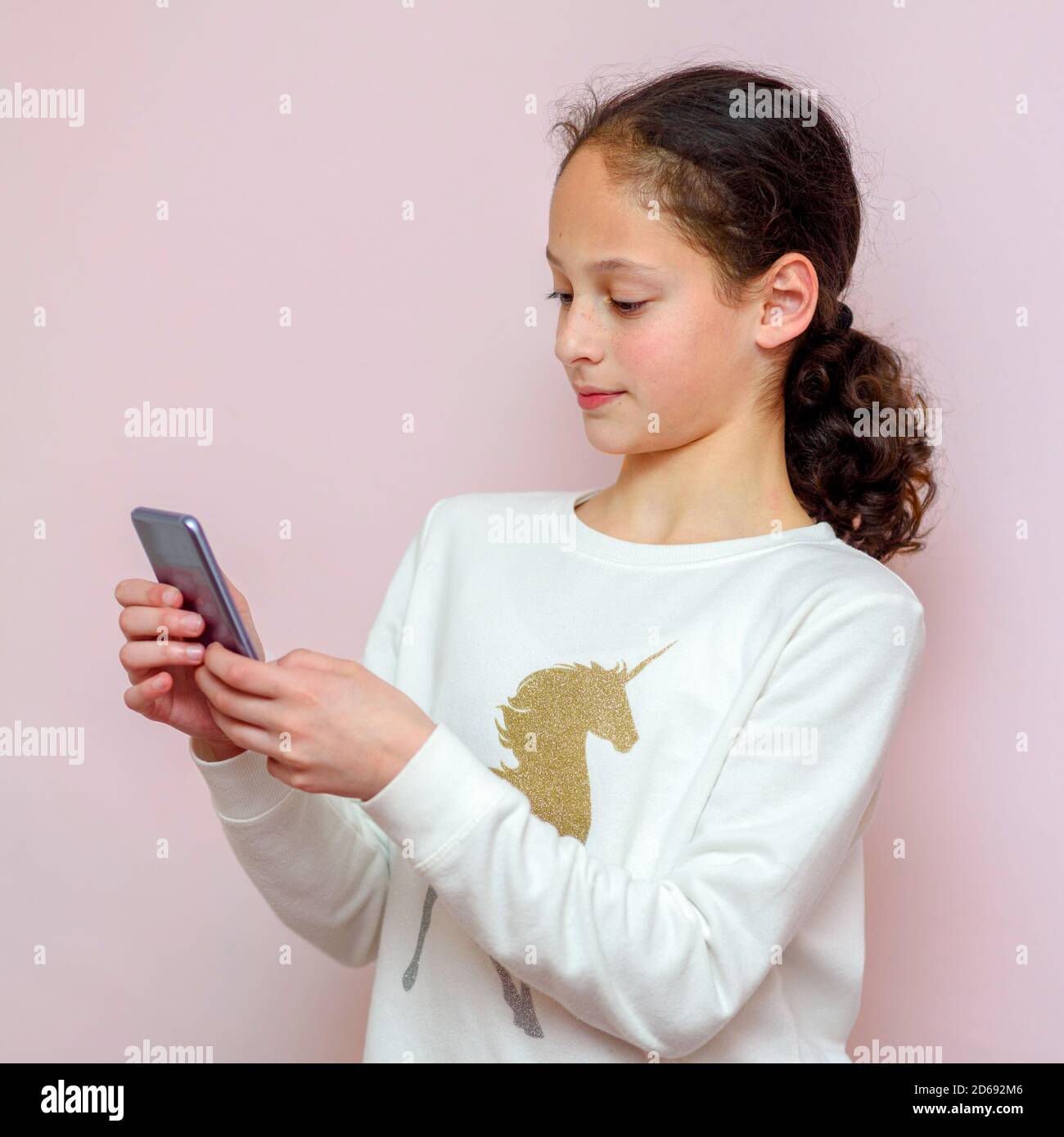 Blushing Little Girl