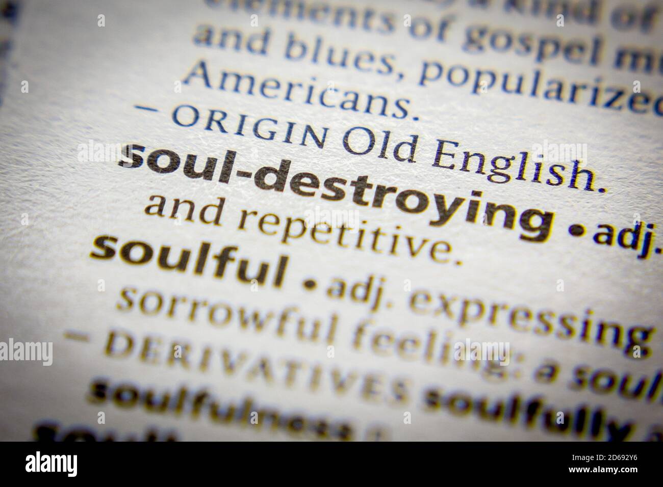Soul destroying hi-res stock photography and images - Alamy