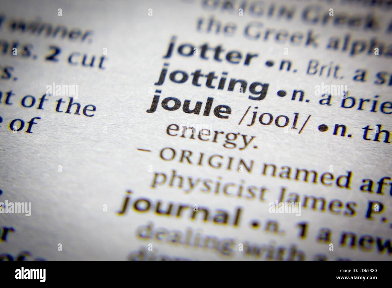 Joule text hi-res stock photography and images - Alamy